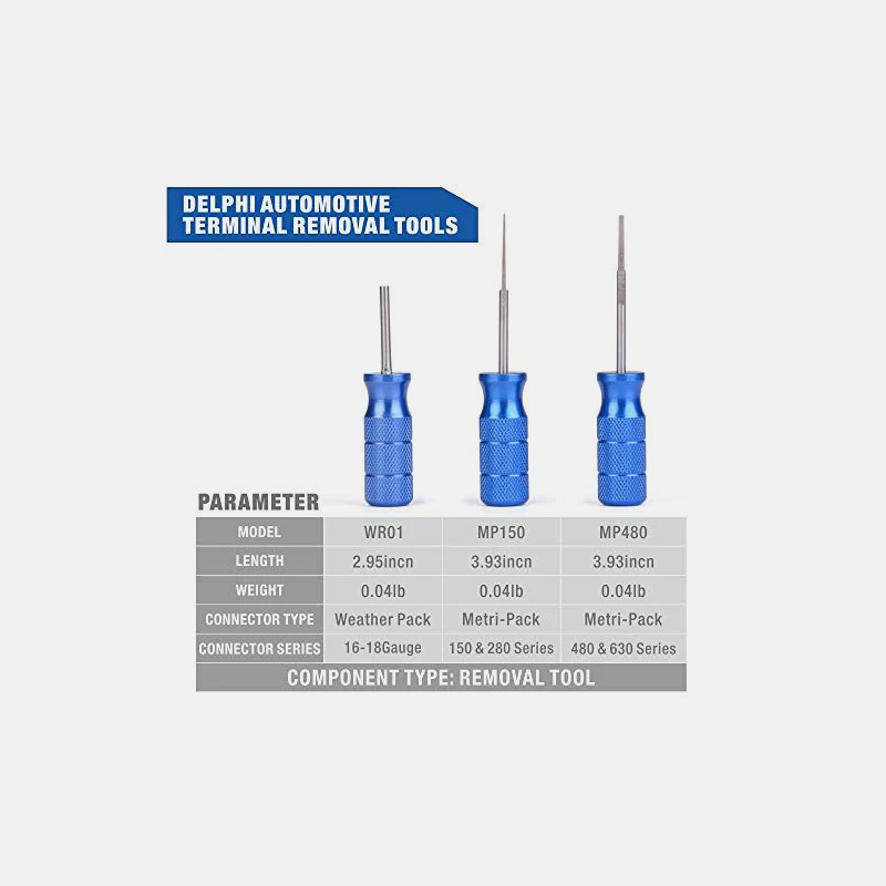 Delphi Automotive Terminal Removal Tool Kit – Jay Dee Auto Cables